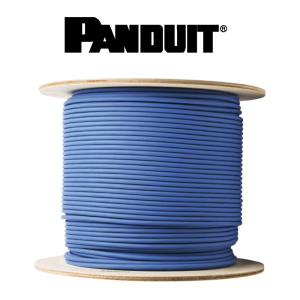 BOBINA DE CABLE, CAT 6A, PANDUIT 4-PAIR, 23 AWG, F/UTP, LSZH, BLUE ...